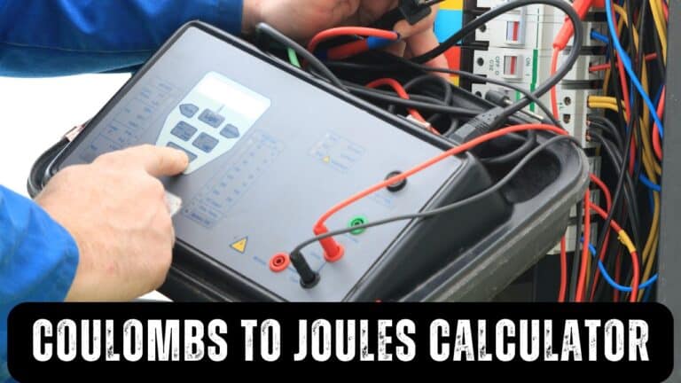 Coulombs to Joules Conversion