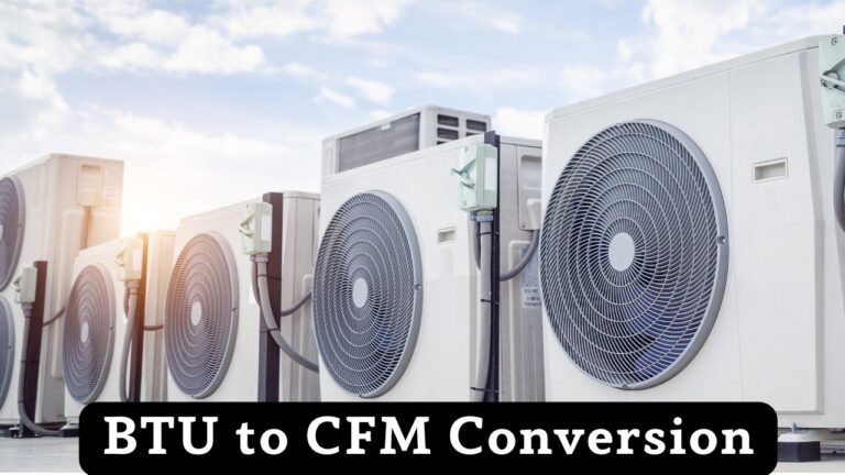 BTU to CFM Conversion