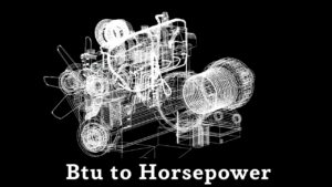 Btu to Horsepower (btu to Hp) Conversion
