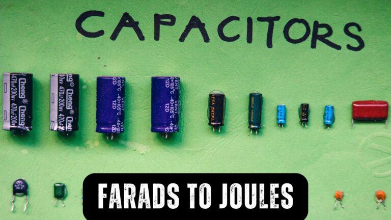 Farads To Joules Calculator