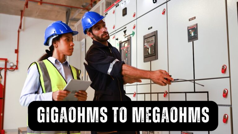 Gigaohms to Megaohms (GΩ to MΩ) Conversion