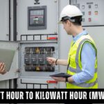 Megawatt hour to kilowatt hour (MWh to KWh)