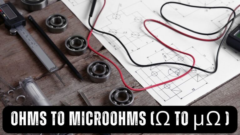 Ohms to Microohms (Ω to µΩ ) Conversion