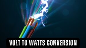 Volt to Watts (V to W) Conversion
