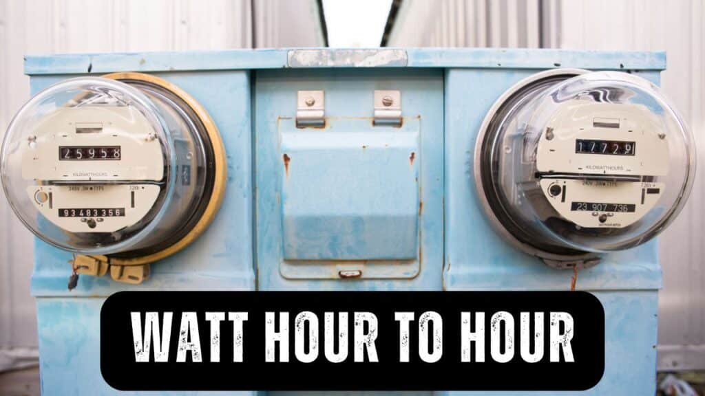 Watt hour to Hour Calculator