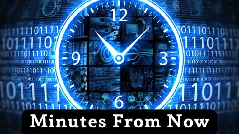 Minutes From Now Calculator