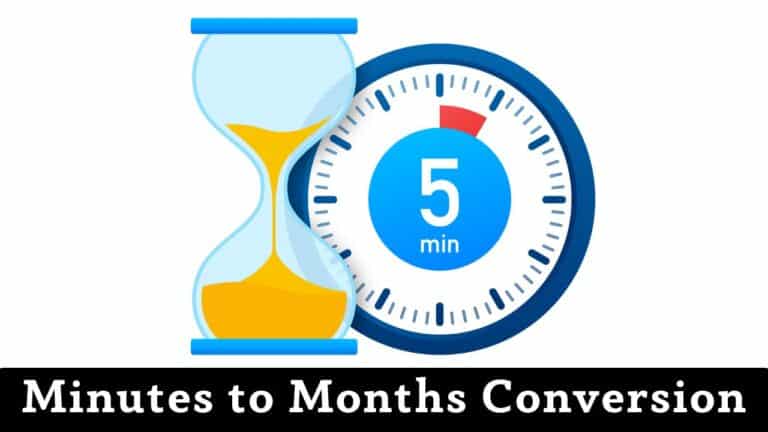 Minutes to Months Conversion