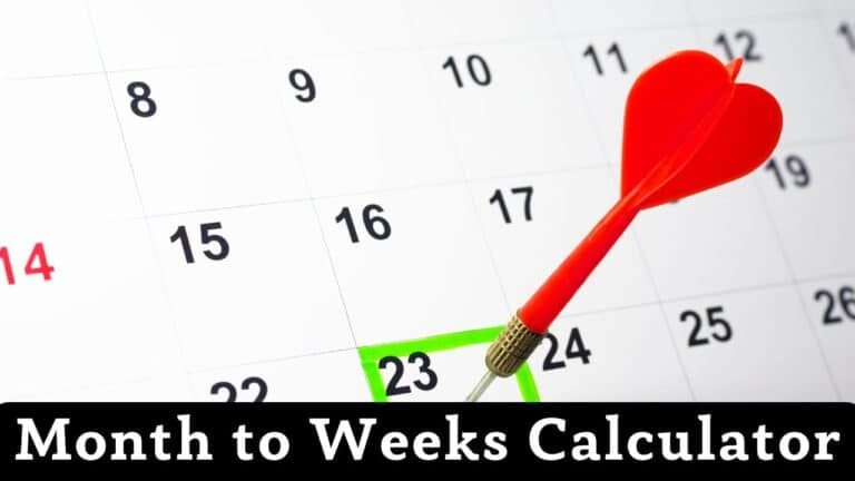 Month to Weeks Converter