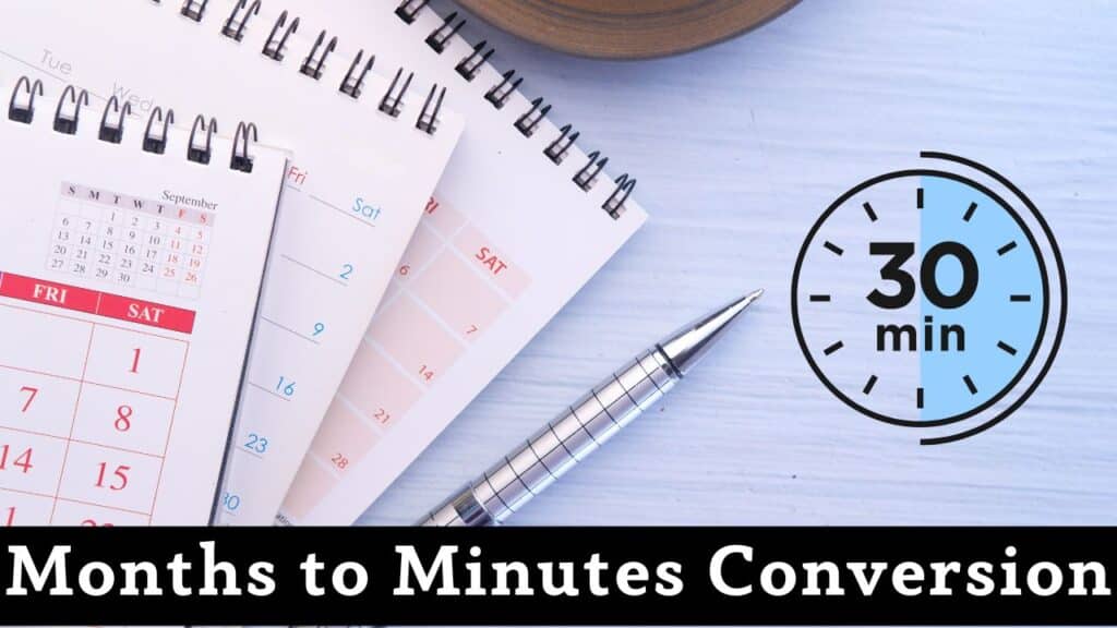Months to Minutes Conversion