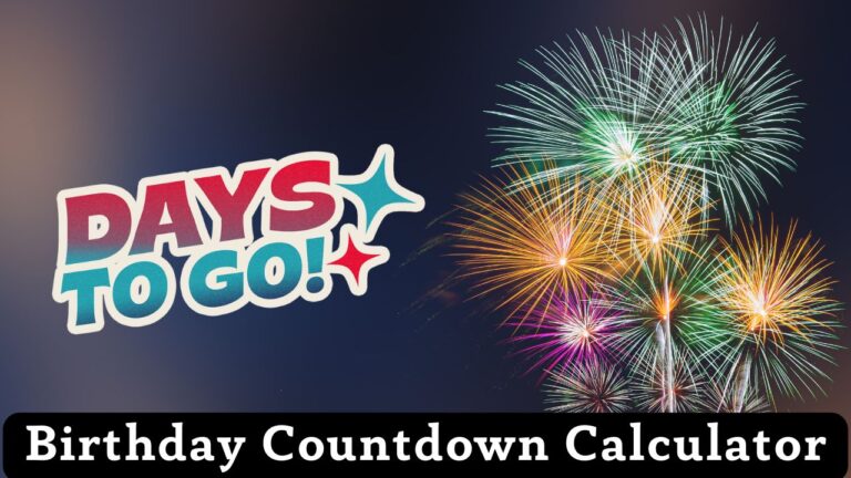 Birthday Countdown Calculator