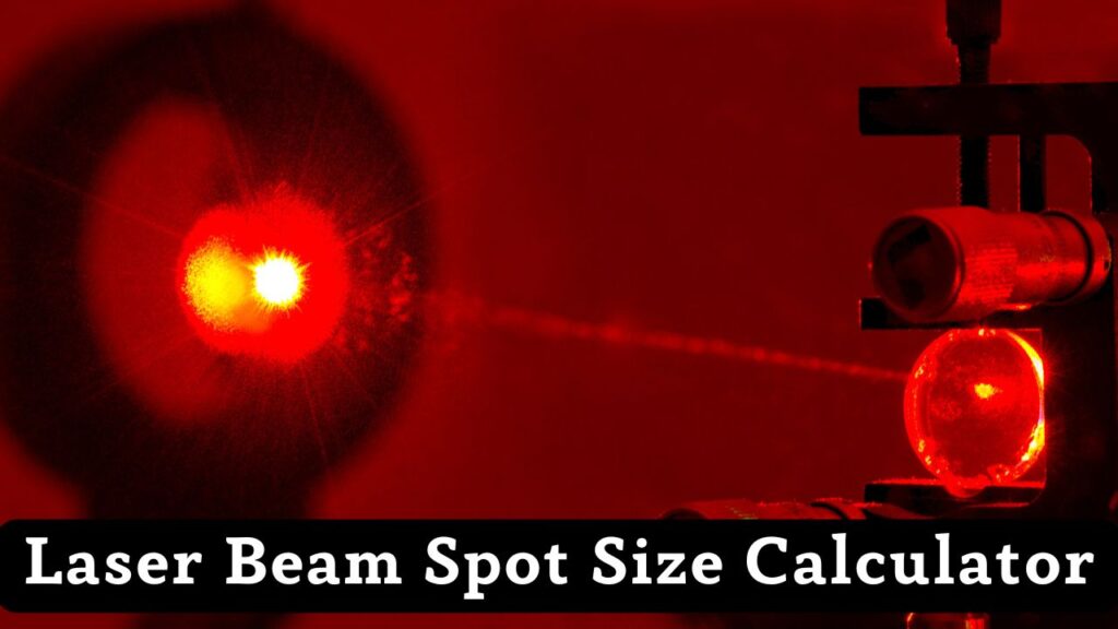Laser Beam Spot Size Calculator